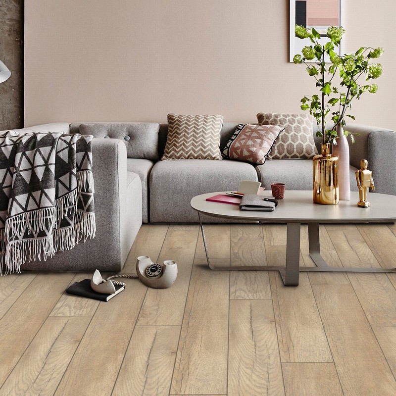 FURLONG Luxury Vinyl Tiles Carina Bear Oak Click4.5x191x1316mm - Giant ...