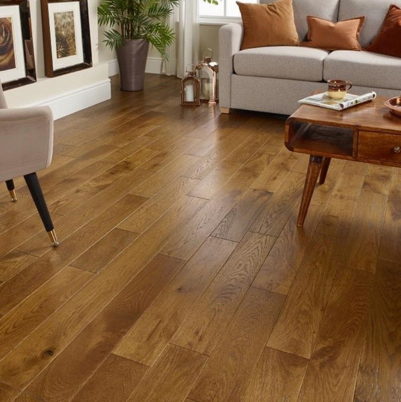 Naturecraft Engineered Oak Wheat 18x125mm - Giant Floors